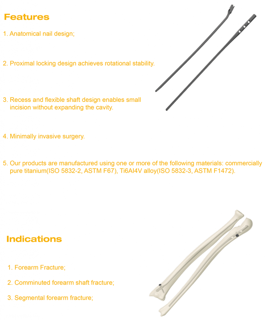 Radius and Ulna Nail | Osteobionics Sdn Bhd