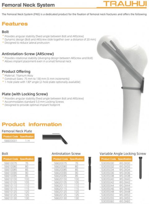 Femoral Neck System | Osteobionics Sdn Bhd
